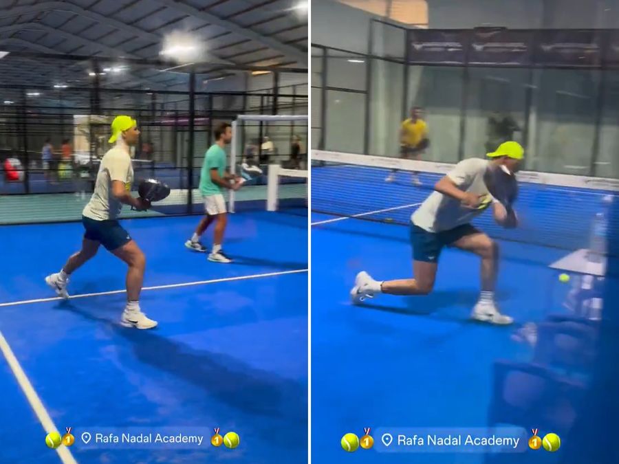 Rafael Nadal displays impressive padel skills proving he is still the ...