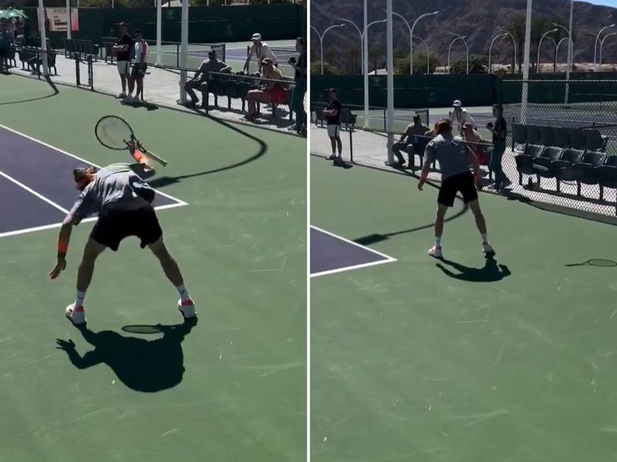 Andrey Rublev's dramatic racquet-smashing sparks discussion in Indian ...