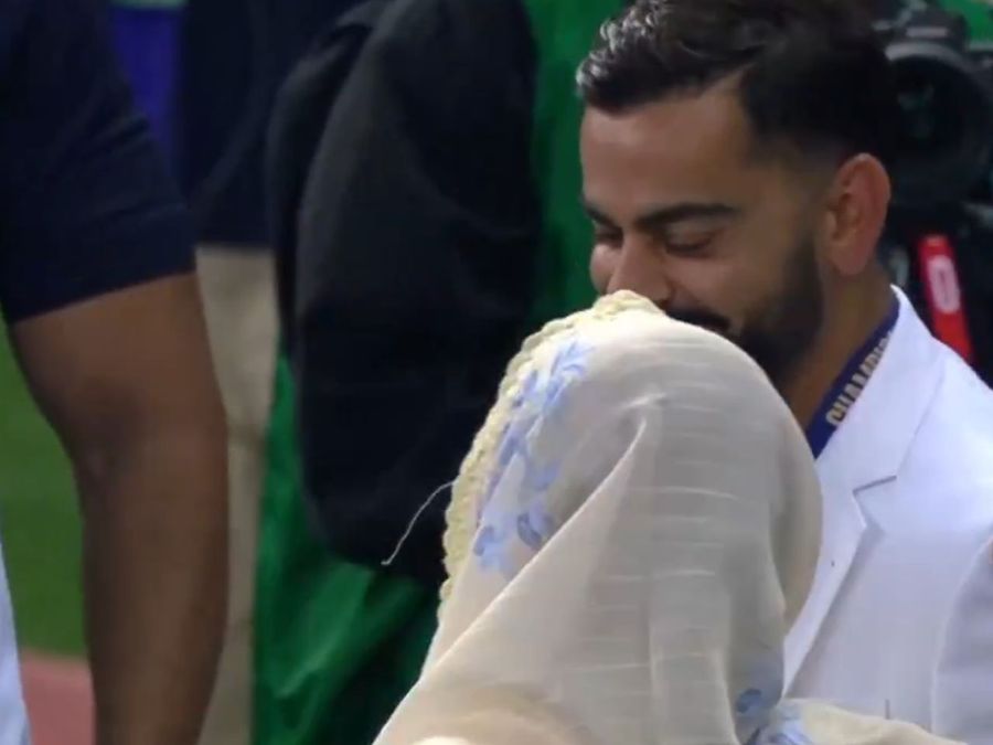 Virat Kohli’s wholesome moment with Mohammed Shami’s mother after India’s Champions Trophy title win