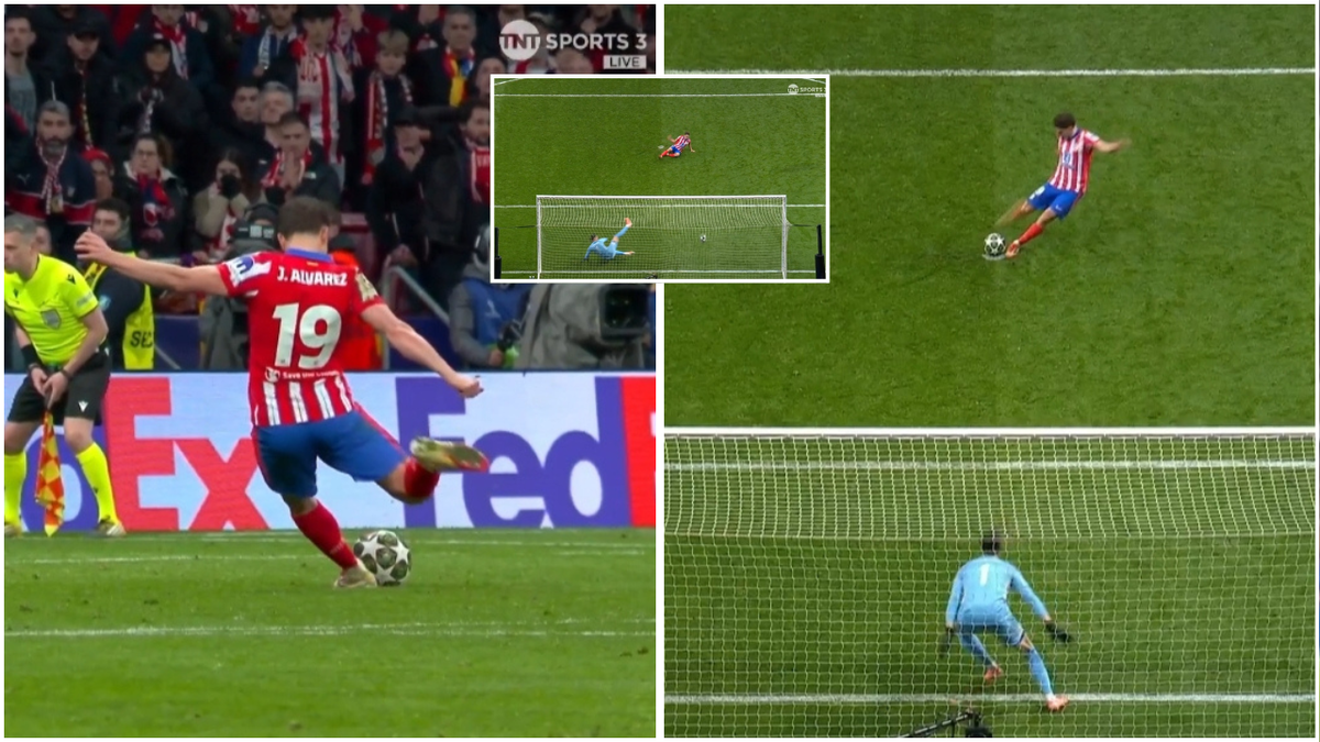 Watch: Julian Alvarez's disallowed penalty kick against Real Madrid in ...
