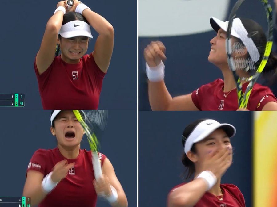 Alexandra Eala's emotional victory with tearful joy after beating ...