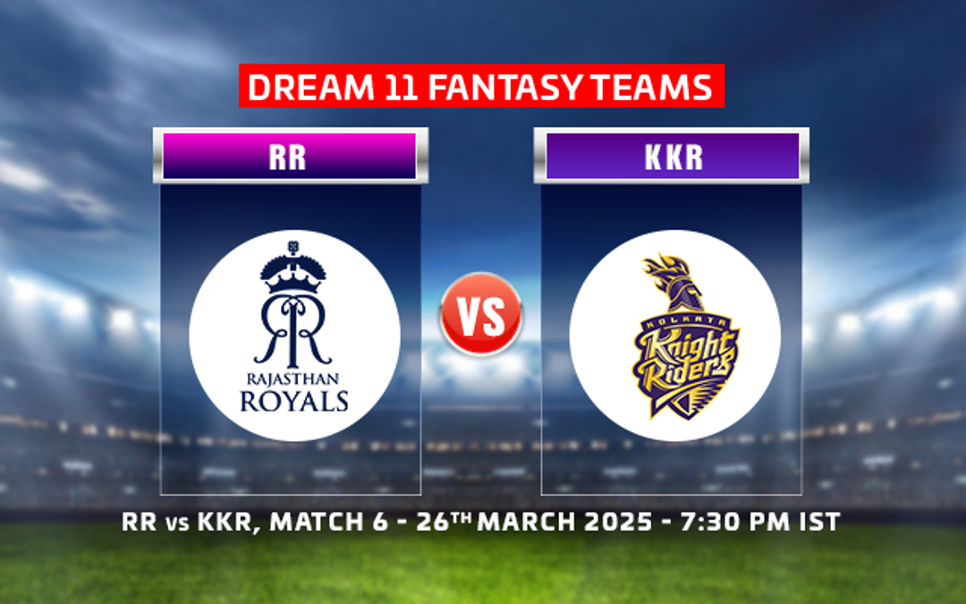 RR vs KKR Dream11 Prediction, IPL Fantasy Cricket Tips, Playing 11, Today Dream11 Team, for IPL ...