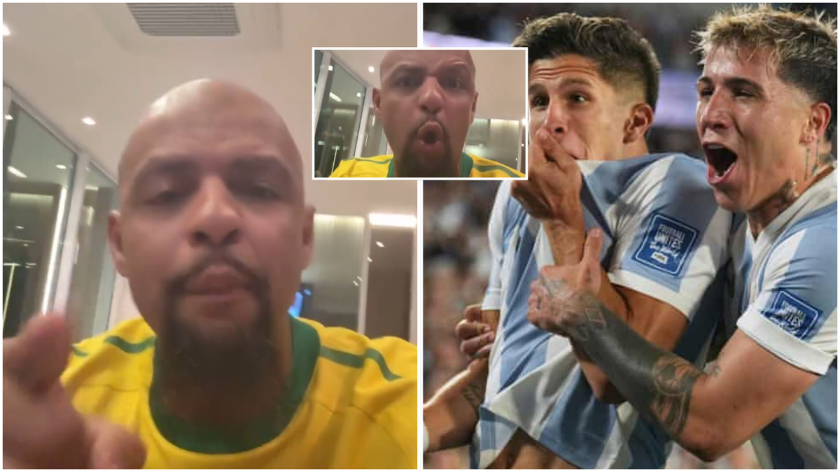 Former defender Felipe Melo angrily rants at Brazil's poor performance against Argentina
