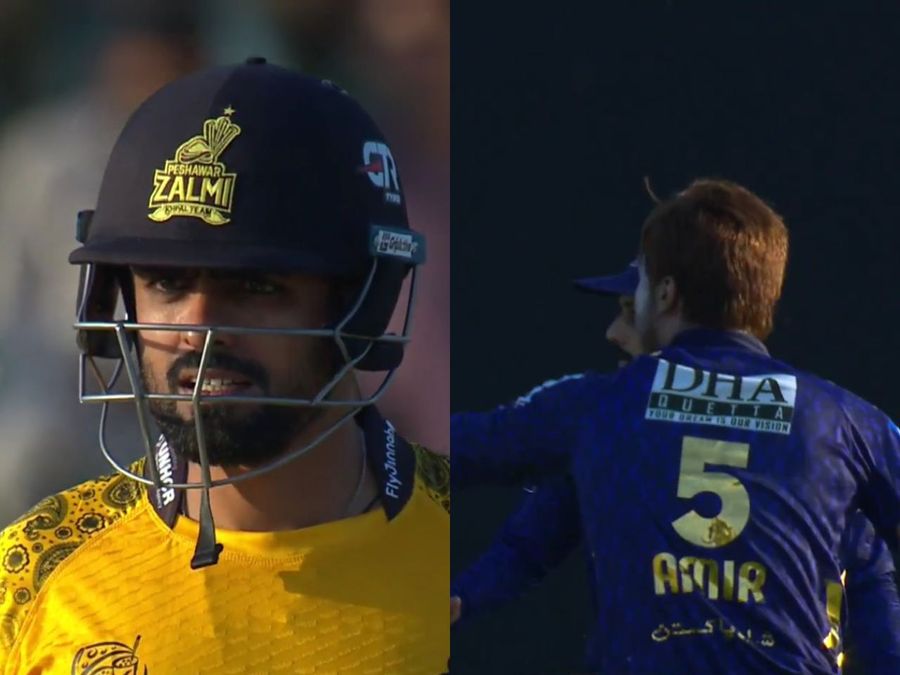 WATCH: Mohammad Amir’s aggressive celebration after dismissing Babar ...