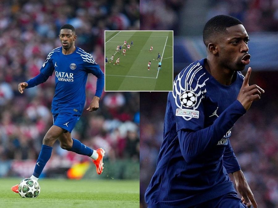 Ousmane Dembele's lone goal gives PSG lead against Arsenal in UCL semi ...
