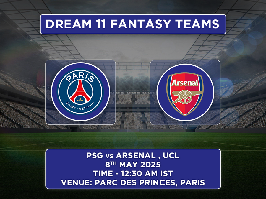 PSG vs ARS Dream11 Prediction: Paris Saint Germain and Arsenal Dream11 Tips & Playing 11 for UCL ...