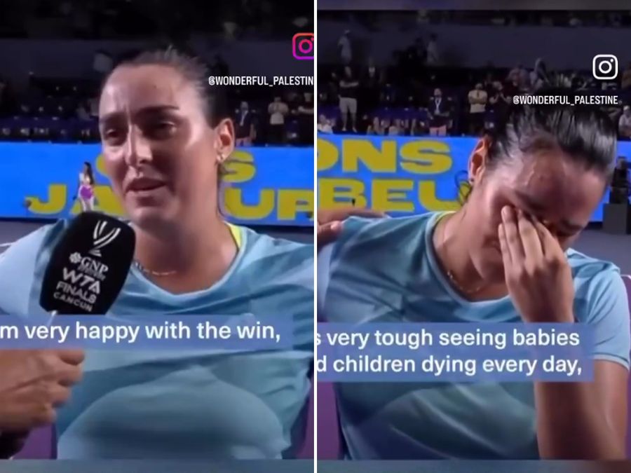 WATCH: Ons Jabeur breaks down in tears after being called ‘terrorist’ for helping starving ...