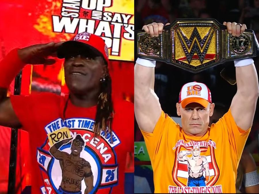WATCH: R-Truth mocks John Cena with his entrance at WWE's Saturday ...