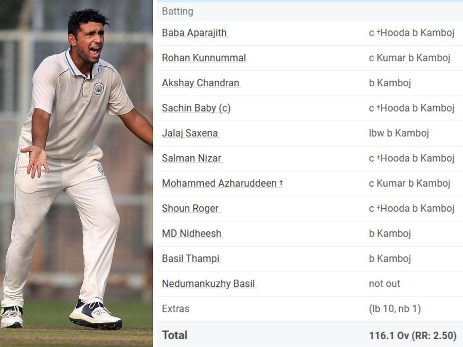 Throwback to Anshul Kamboj taking all 10 wickets in an innings
