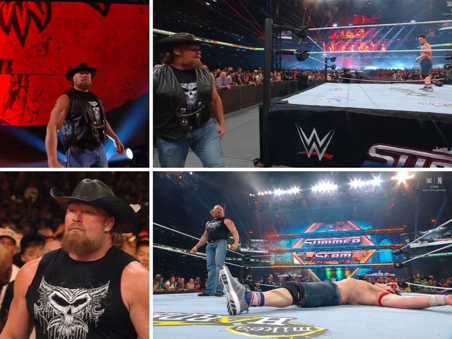 Lesnar makes shocking return at SummerSlam 2025, takes out Cena