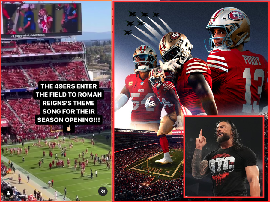 The 49ers enter NFL match to Roman Reigns' new theme song