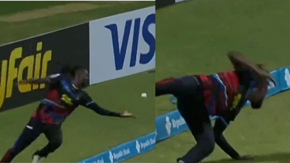 WATCH: Shamar Springer's perfect jump in air saves five runs for ...