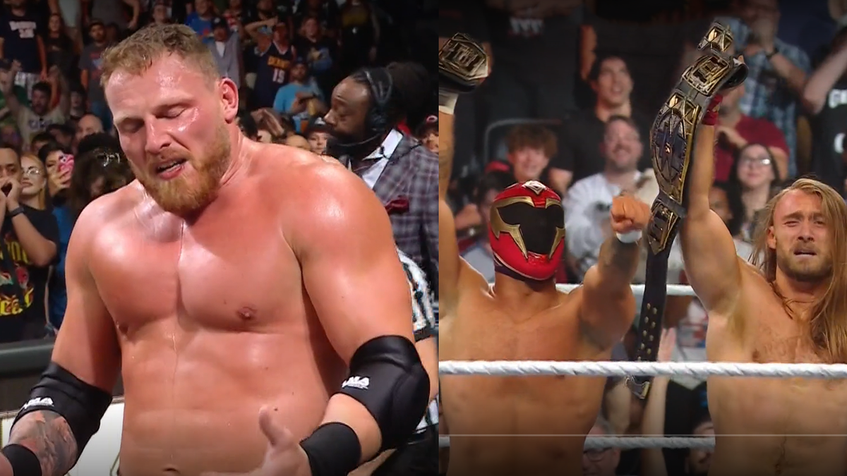 Axiom and Nathan Frazer reclaim tag team titles after beating Chase U at NXT No Mercy