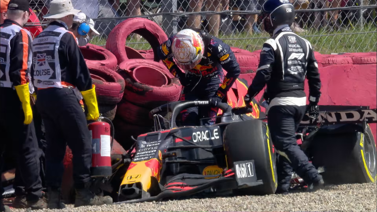 WATCH: Max Verstappen's Silverstone crash story causes buzz on social media