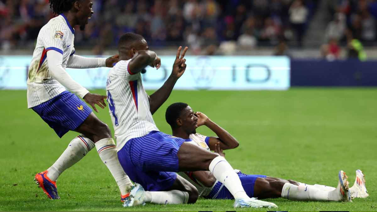 WATCH: France score stunning goal and use Kylian Mbappe's iconic ...