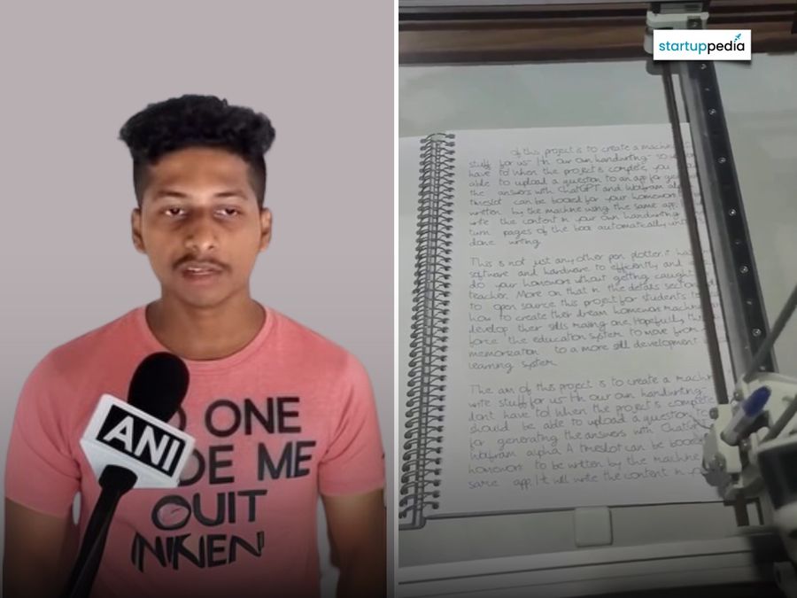 2 Kerala Engineering Students Build Homework Machine to Replicate ...