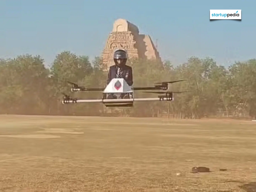 Gwalior Student Builds Human-Carrying Drone That Can Carry 80 Kg Human ...