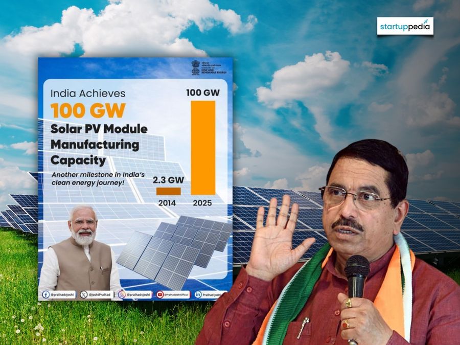 India achieves historic 100 GW Solar PV module manufacturing capacity ...