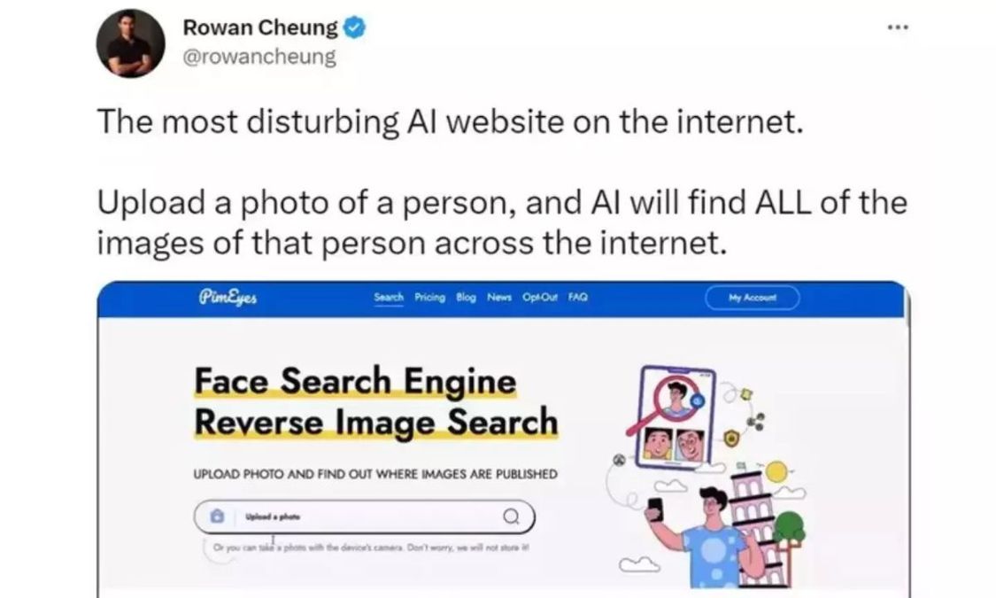 This website can find every photo of you ever posted online, netizens ...