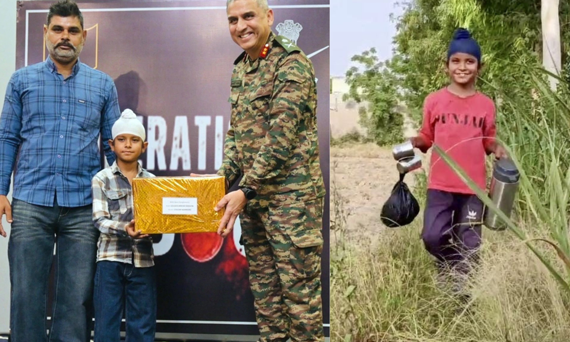 Boy who served water, lassi to jawans during Operation Sindoor, honoured by Army