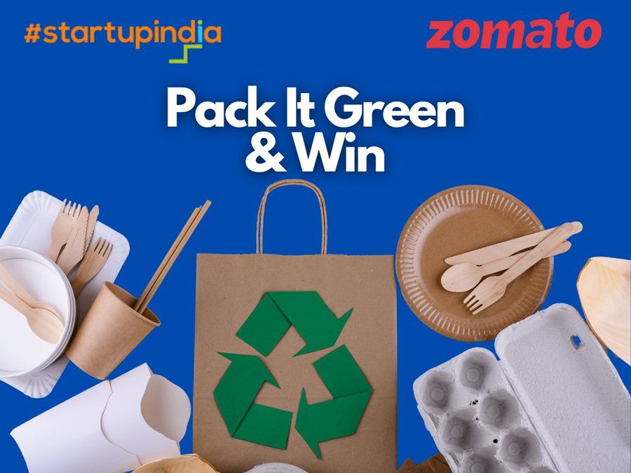 Zomato & Startup India Challenge Startups to Rethink Food Packaging