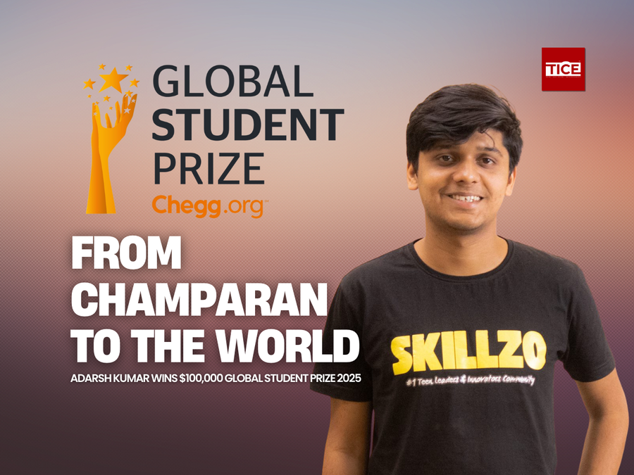 Bihar’s Adarsh Kumar Wins $100K Chegg.org Global Student Prize 2025