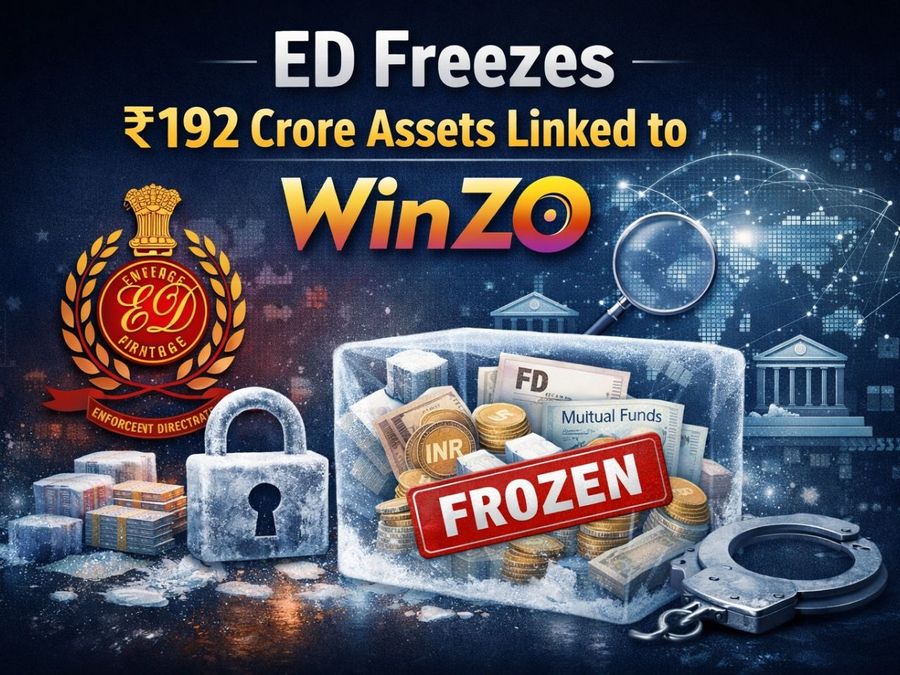 ED Freezes ₹192 Cr Assets Linked to WinZO as Money Laundering Probe Deepens