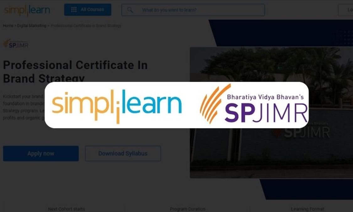 Simplilearn and SPJIMR Join Hands for a Professional Certificate ...