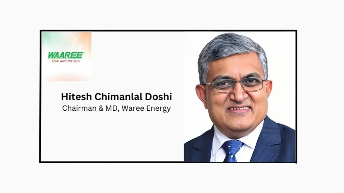 [Funding alert] Waree Energy Secures Rs 1000 Cr In Equity Funding From ...