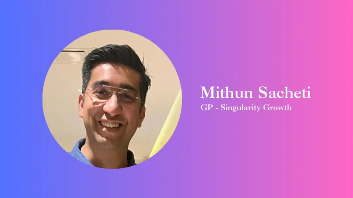 Mithun Sacheti Becomes General Partner and Co-sponsor of Singularity Growth