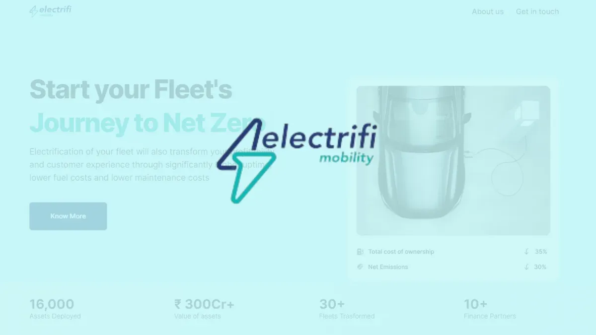 [Funding alert] EV Asset Management Platform Electrifi Mobility Secures ...