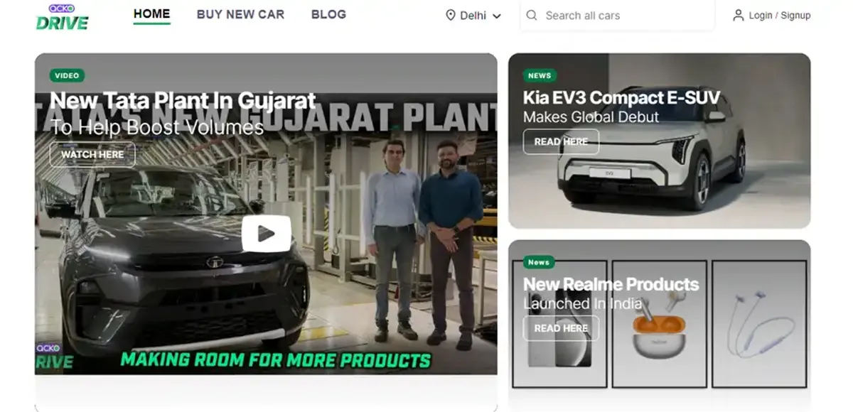 ACKO Drive: Simplifying the Car Buying Process for Consumers