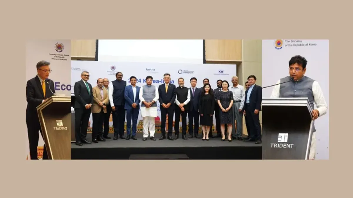 Korea-India Economic Forum Held in Hyderabad to Boost Investment in Telangana