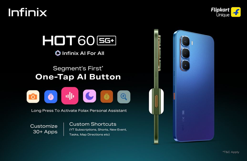 Infinix to introduce HOT 60 5G+ with context-aware ‘one tap AI button’