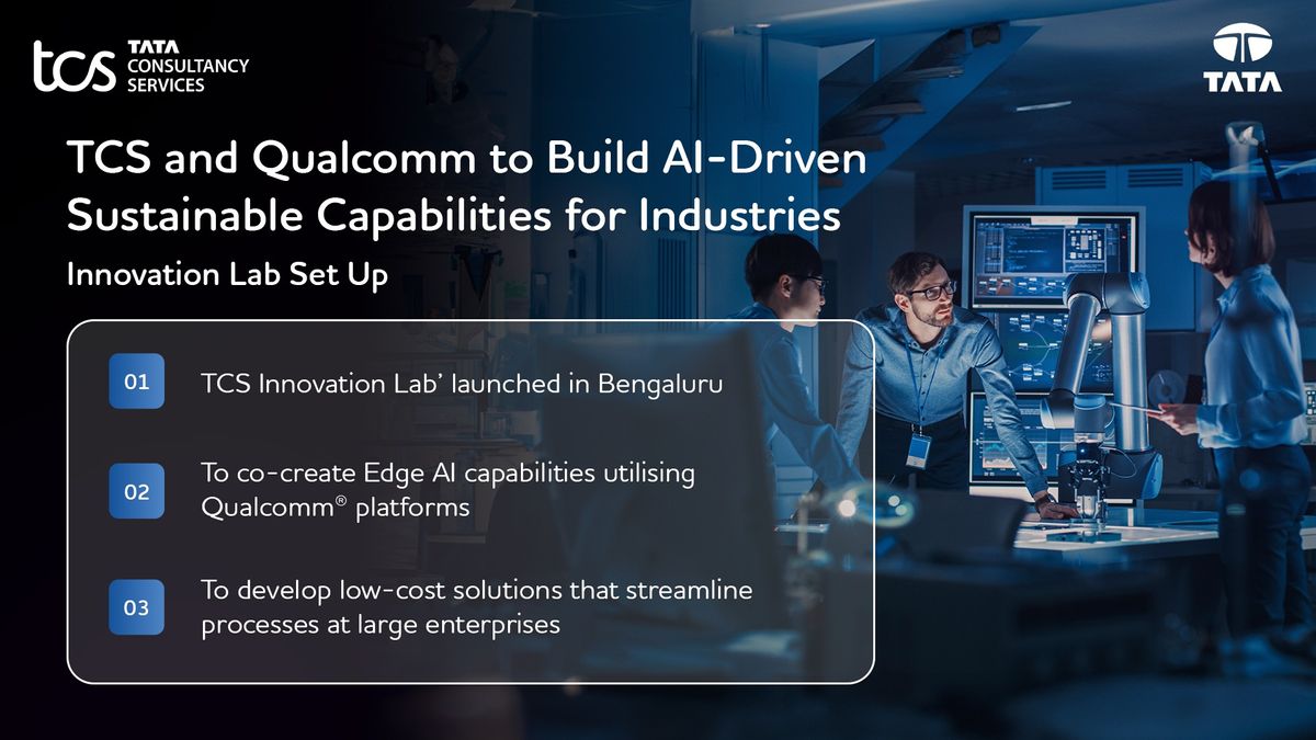 TCS Partners with Qualcomm for edge AI lab in Bengaluru