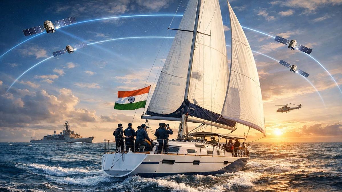 Eutelsat provides satellite link for Indian Navy heritage voyage