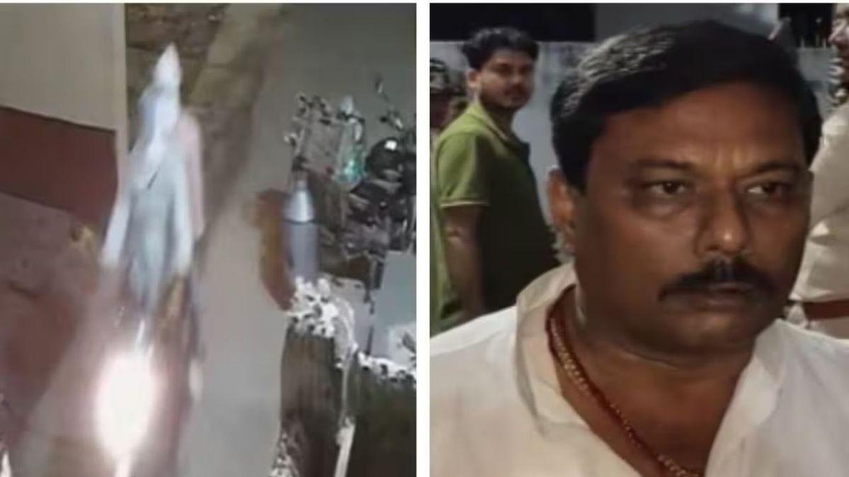 Muzaffarpur में JDU नेता के घर पर फायरिंग, CCTV में कैद हुए हमलावर
