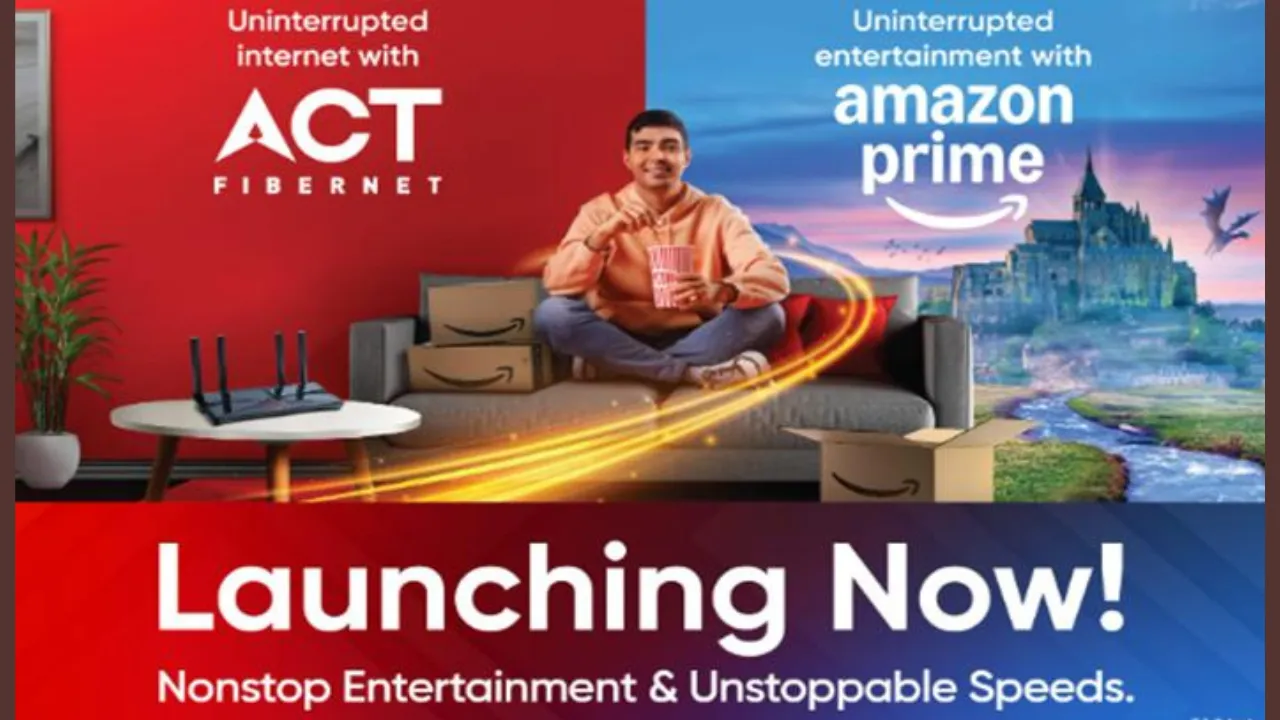 ACT Fibernet partners with Amazon Prime to offer Prime lite benefits