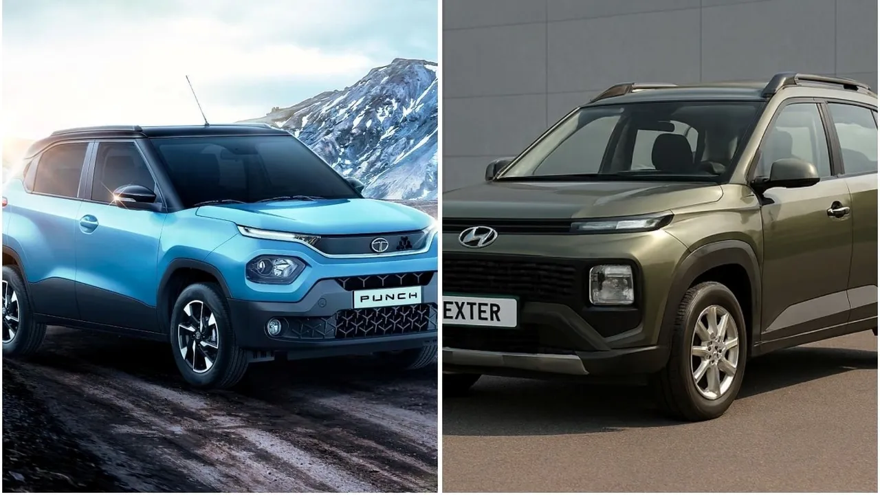 નવી ટાટા પંચ વિ હ્યુન્ડાઈ એક્સટર તુલના|New Tata Punch Vs Hyundai Exter