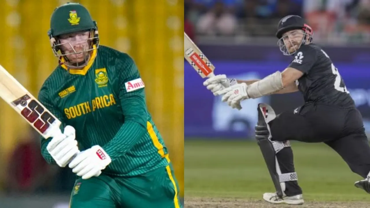 SA vs NZ champions trophy 2025 south Africa vs new Zealand semi final ...
