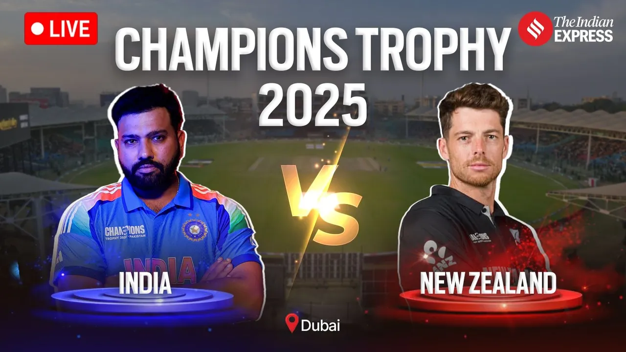 IND vs NZ Final LIVE Score: ભારત ન્યુઝીલેન્ડ ચેમ્પિયન ટ્રોફી ફાઇનલ મેચ ...