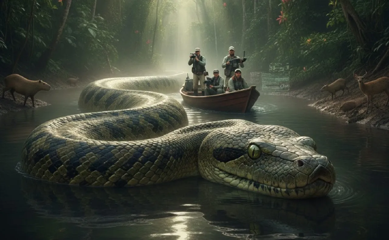 அமேசானின் 'அசுர' ராணி: 20 அடி நீள அனகோண்டா 'அனா ஜூலியா' - உலகையே வியக்க ...