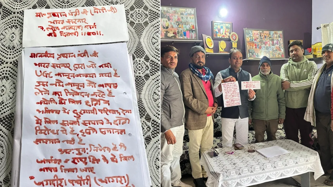 UGC rules row: Letter in blood sent to PM as protests intensify in UP