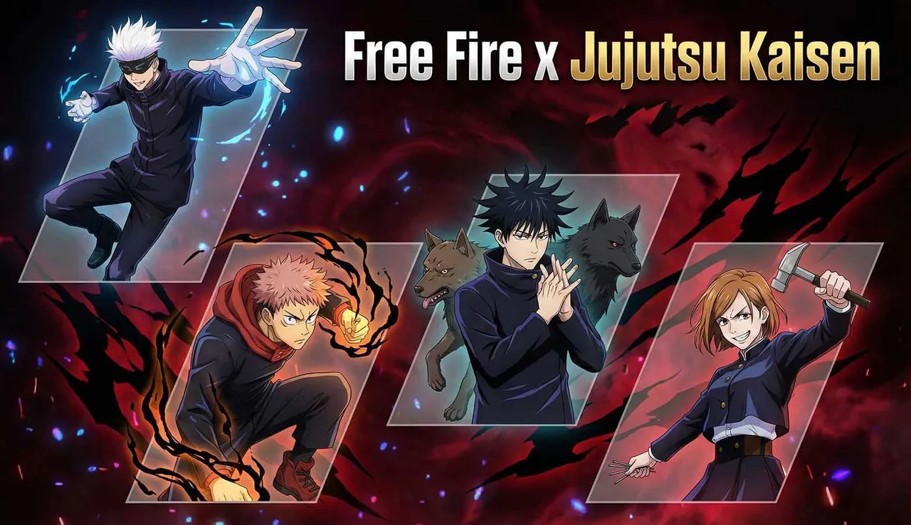 Free Fire MAX x Jujutsu Kaisen Brings Gojo Satoru and Ryomen Sukuna ...