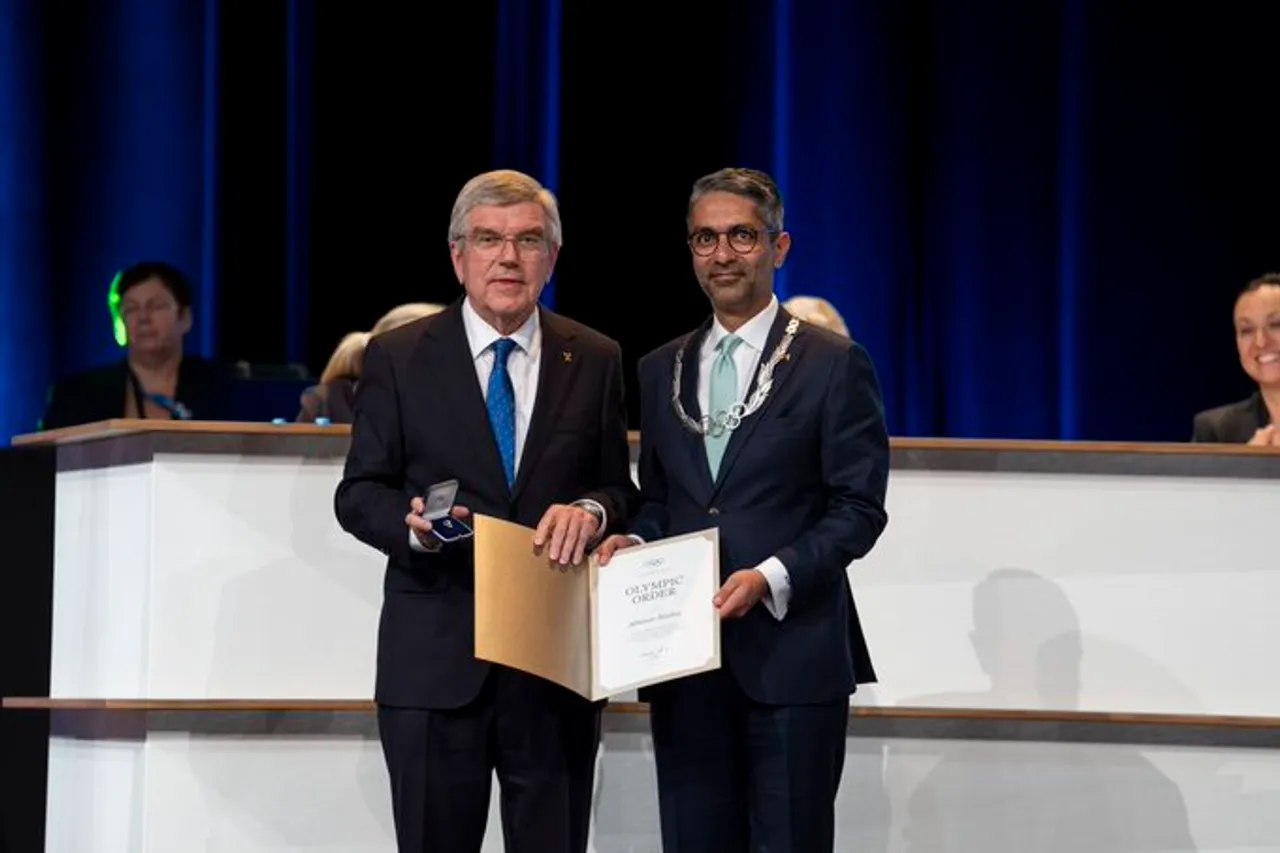 Abhinav Bindra Receives Prestigious Olympic Order at Paris 2024