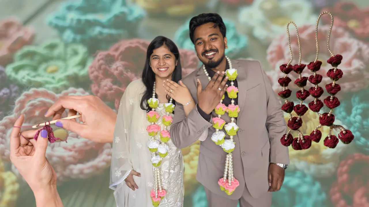 Knot Your Usual Varmala: Why Couples Are Opting For Crochet Garlands