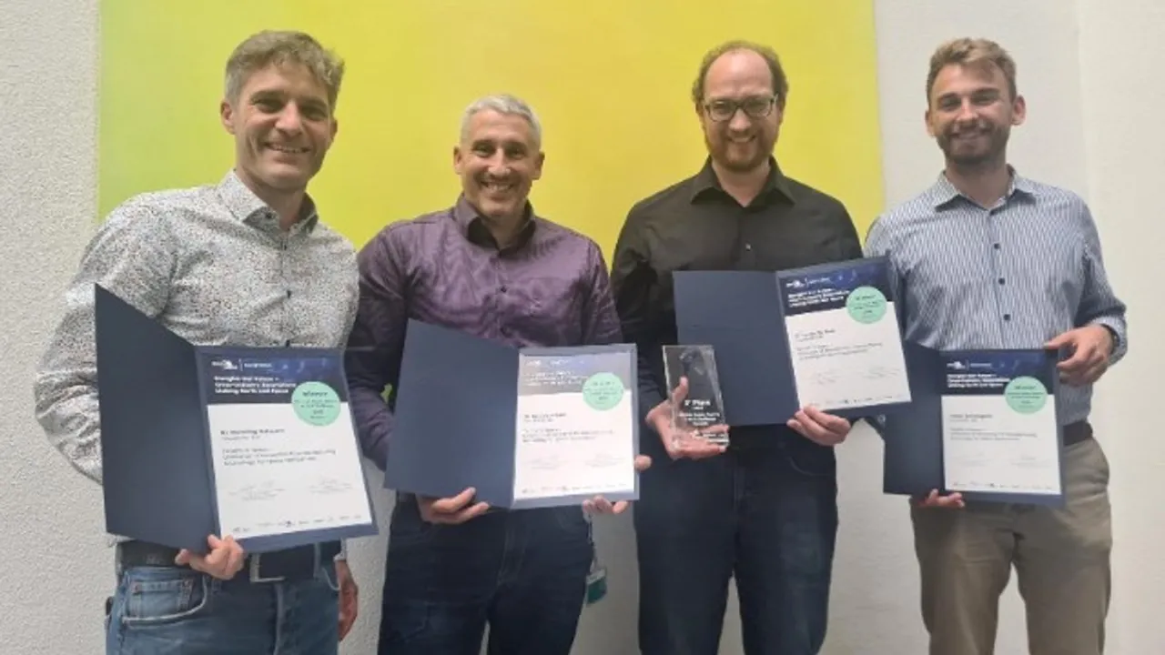 Fraunhofer ISE honored in Berlin for TeraPV-4-Space cells