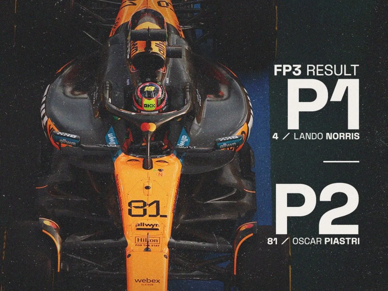 Formula 1 2025 Saudi Arabian Grand Prix FP3 Results