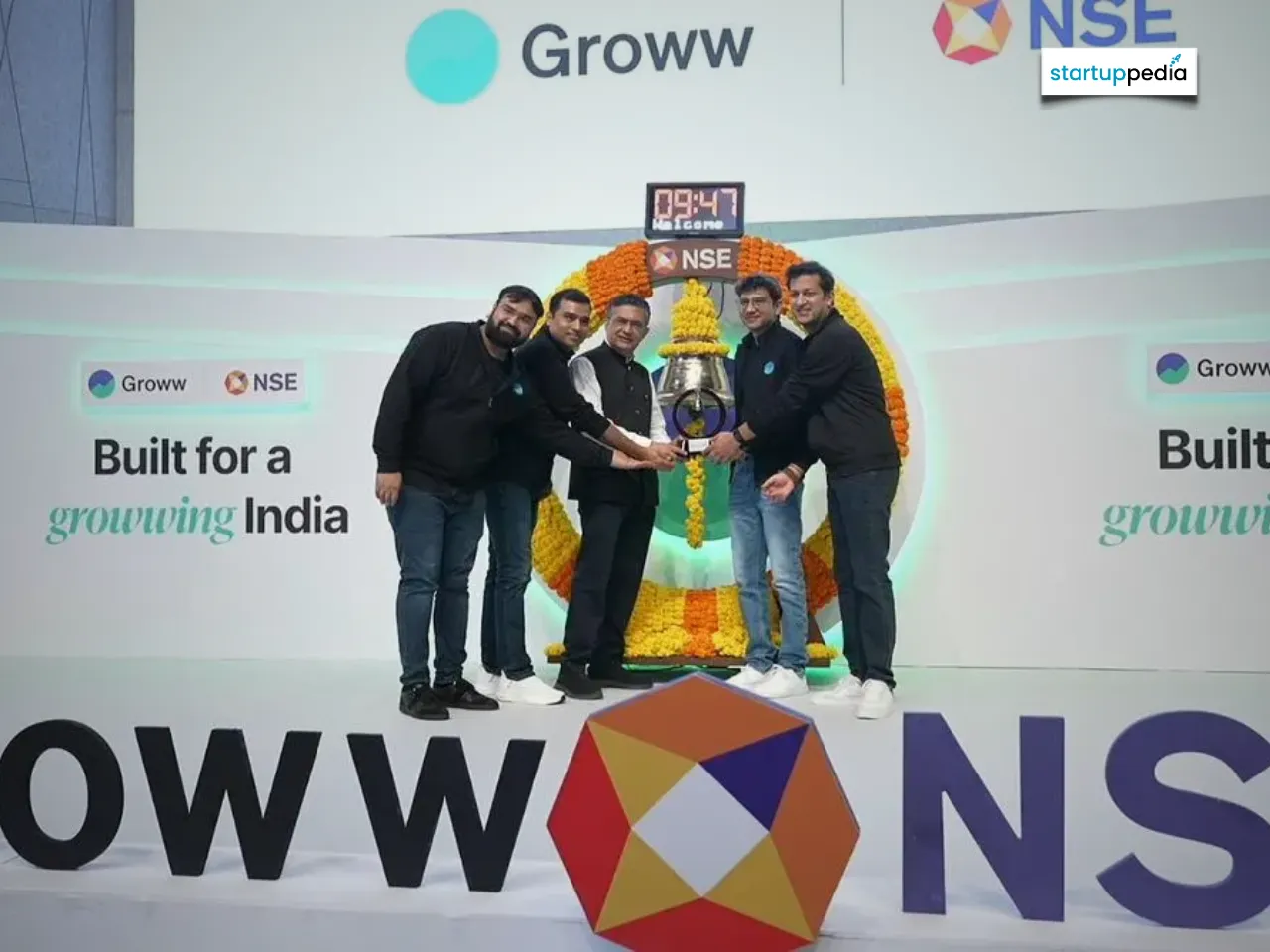 Groww shares list at 14% premium over IPO price on BSE, 12% on NSE