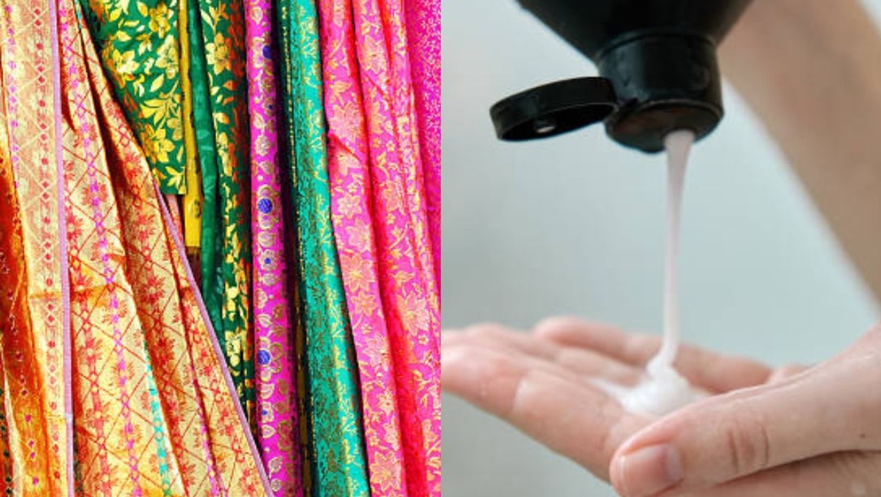 Clean silk sarees at home with shampoo and conditioner | News Minimalist